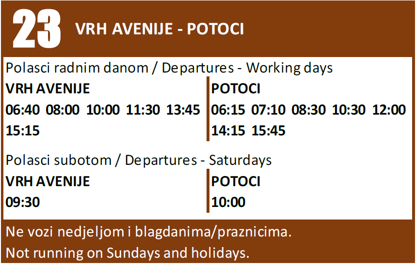 Vozni red – Mostar Bus